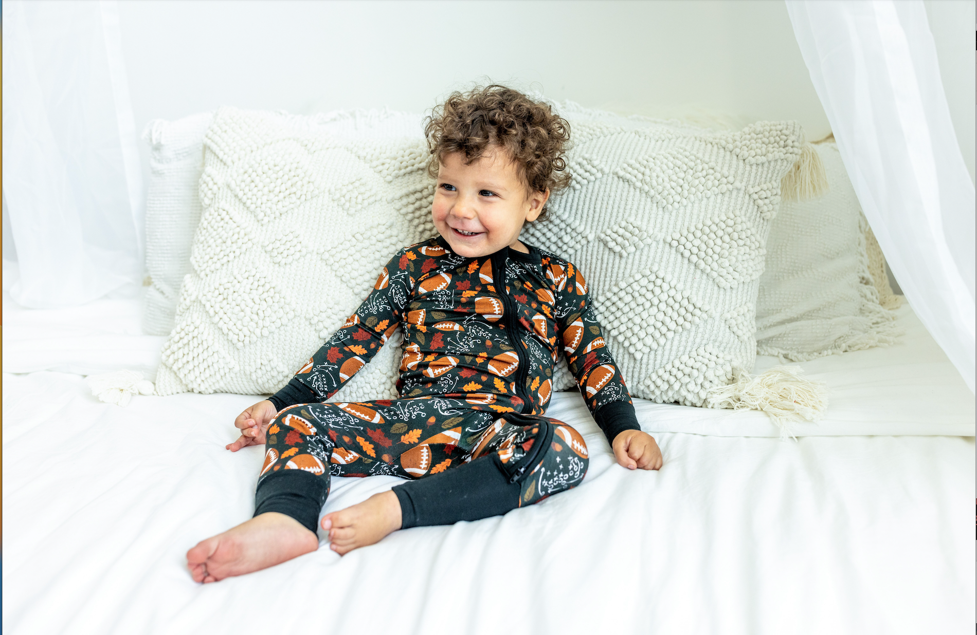 Bedtime Blitz Bamboo Romper – SUNNY + MAMA